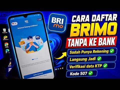 CARA DAFTAR BRIMO 2026 | Daftar BRImo di HP tanpa ke bank