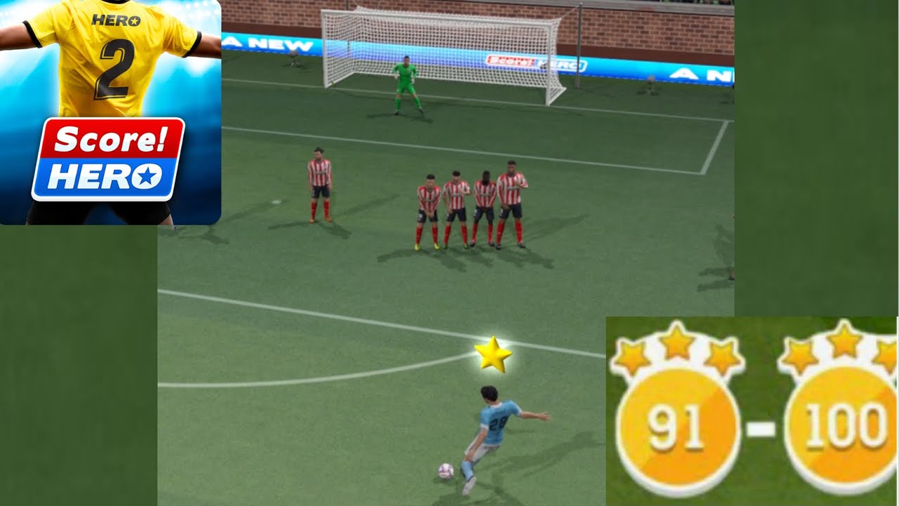Score! Hero 2 levels 91-100 | 3 stars (walkthrough) - YouTube
