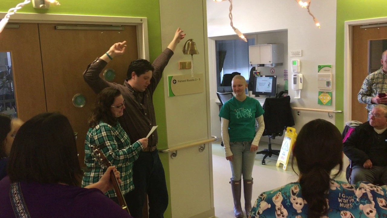 Molly McBride Rings the Chemo Bell - YouTube