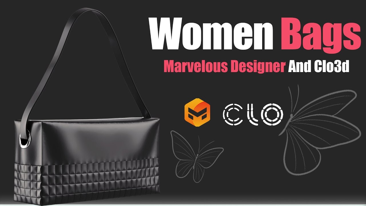 👜 How to Design a 3D Bag in CLO3D & Marvelous Designer (Step-by-Step ...