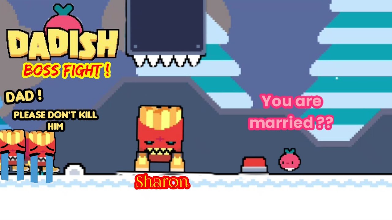 Dadish game play level 30 (Boss fight) tutorial - YouTube