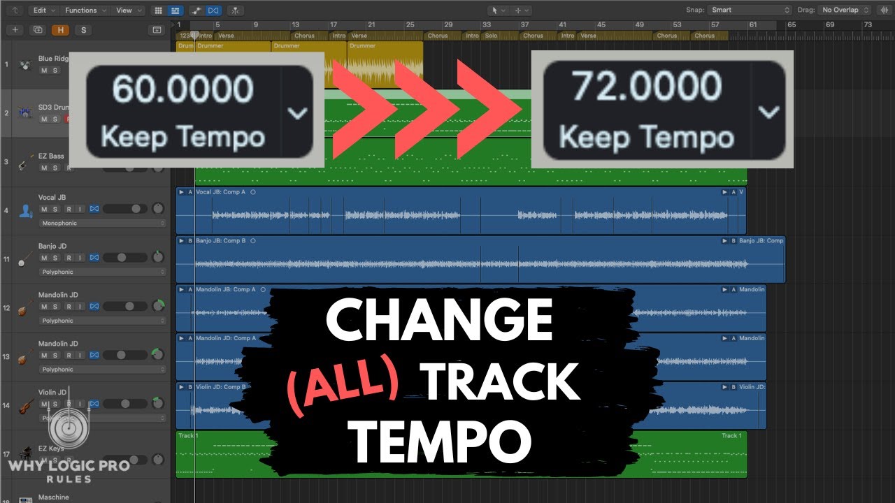Change Track Tempos With Project Tempo - YouTube