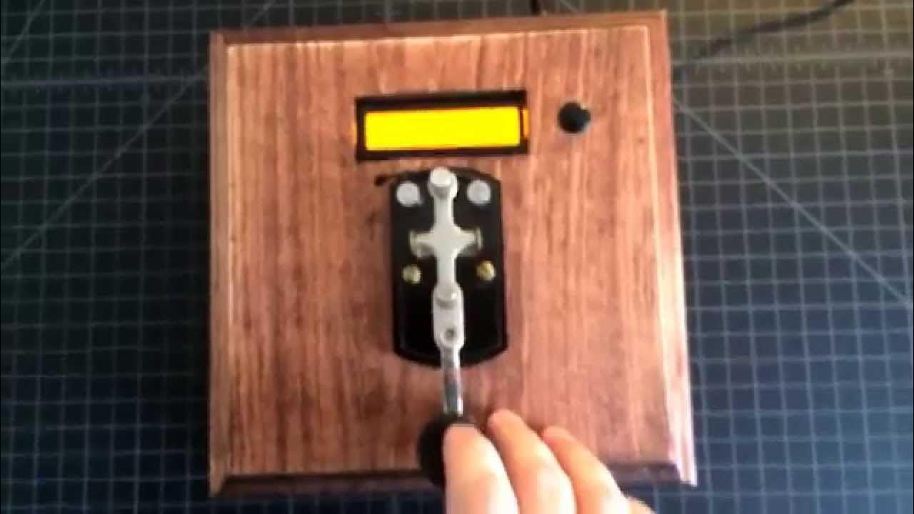 Morse code decoder box : escape room puzzle - YouTube