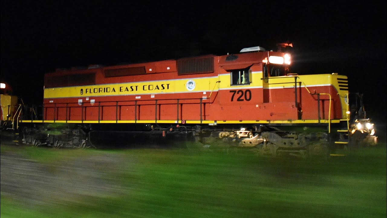 FEC, Tri-Rail and Brightline Action in mid-June - YouTube