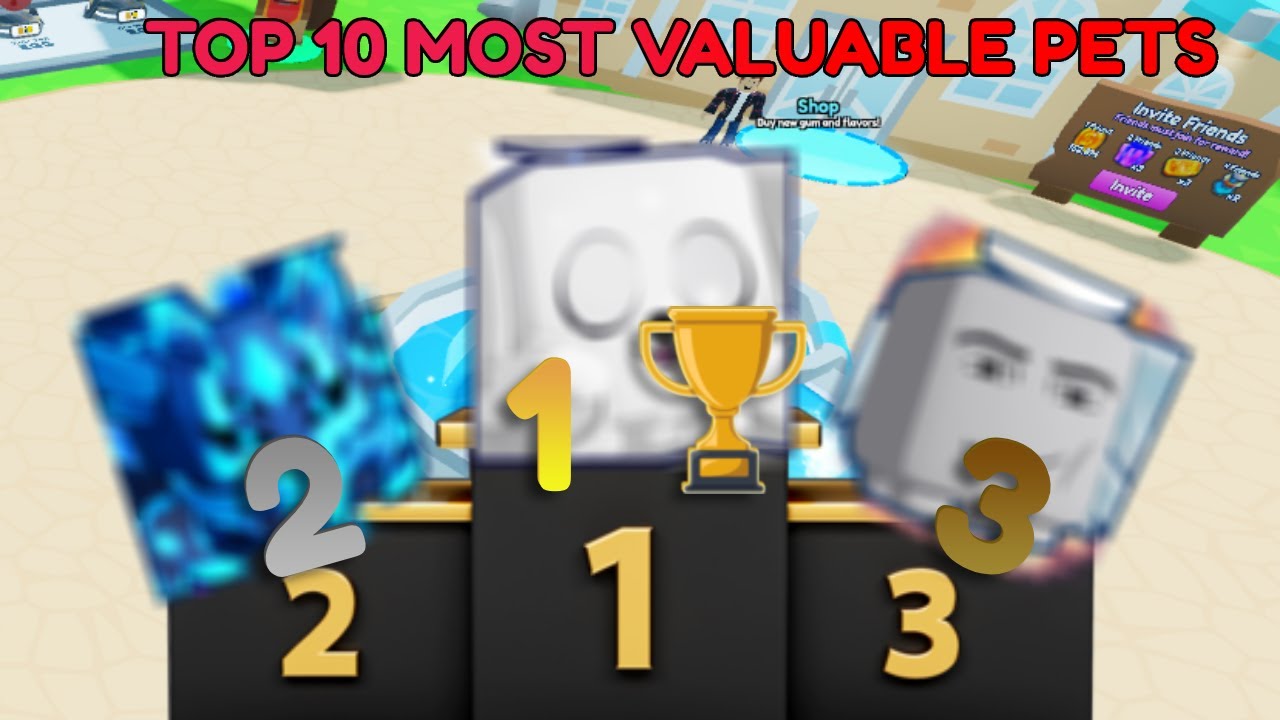 Top 10 MOST Valuable Pets in Bgsi!! - YouTube