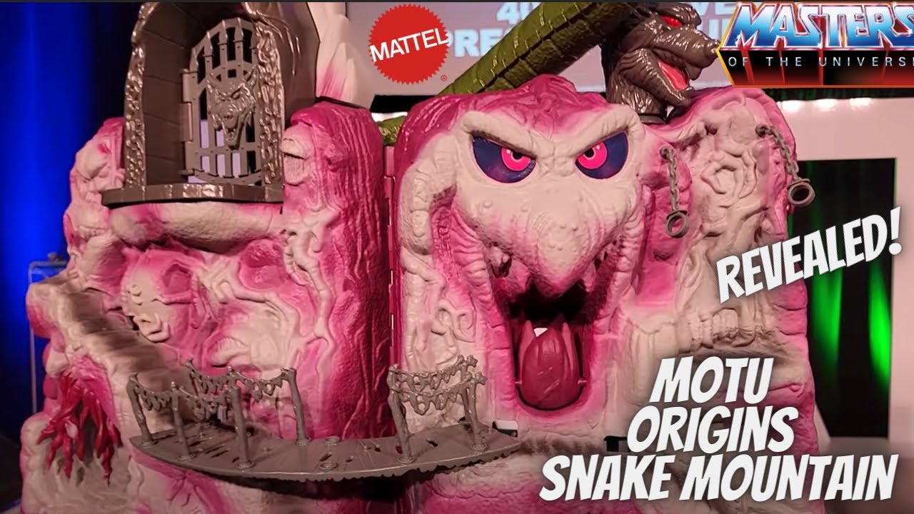 Masters Of The Universe Origins Snake Mountain Revealed!! - YouTube