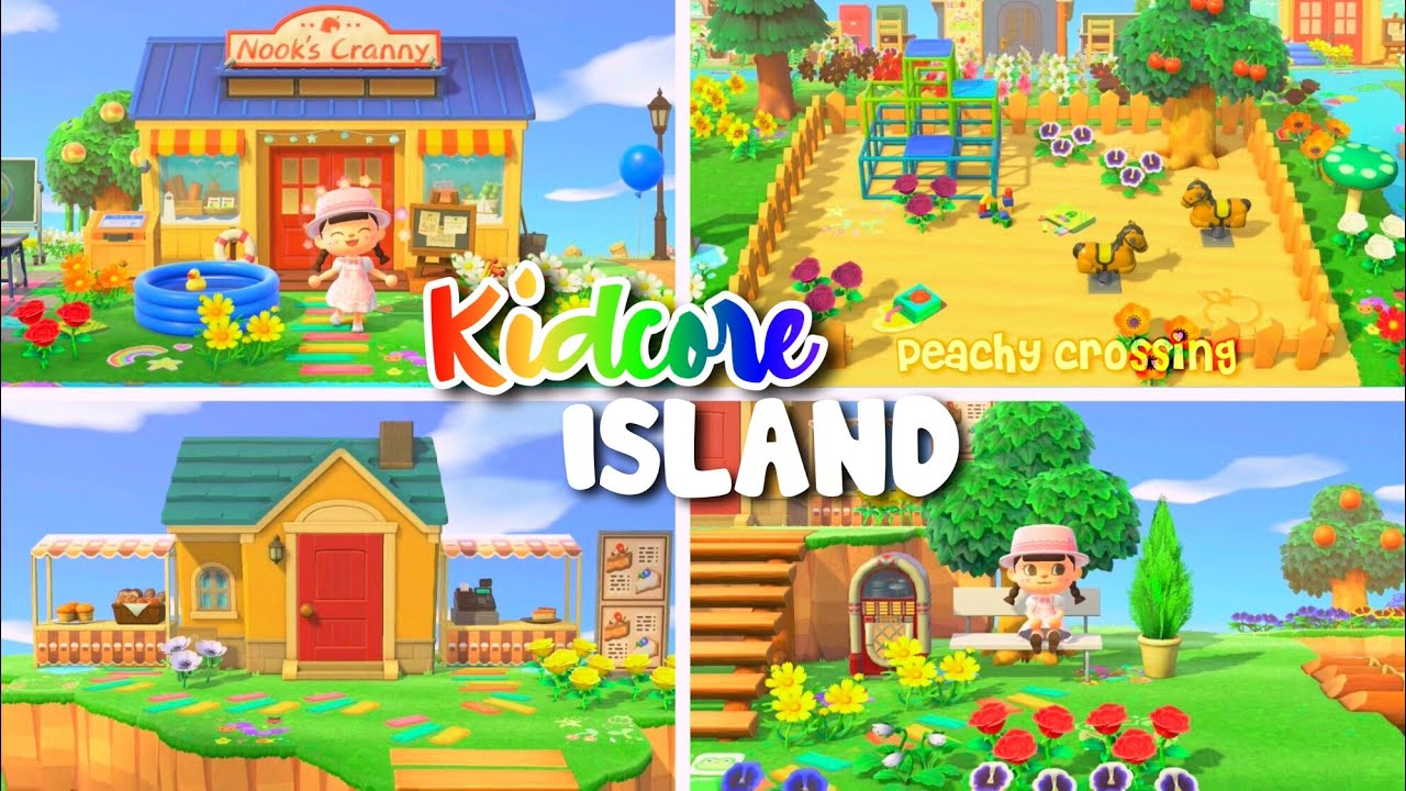 Kidcore Island Tour // Animal Crossing New Horizons - YouTube