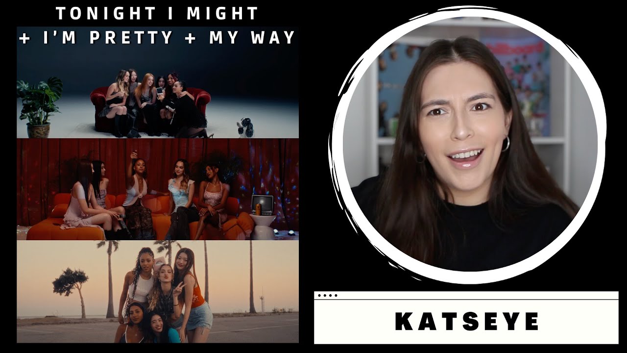 KATSEYE (캣츠아이) “Tonight I Might” Lyric Video + “I'm Pretty” Video + “My ...