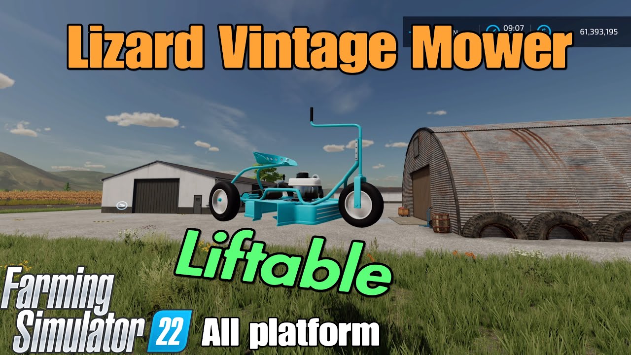 Lizard Vintage Mower / FS22 mod for all platforms - YouTube