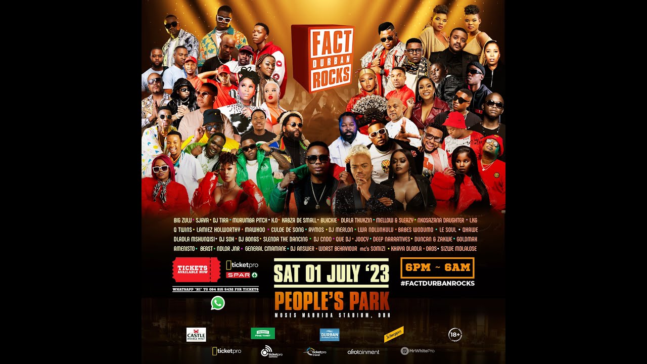 FACT DURBAN ROCKS JULY 2023 - YouTube