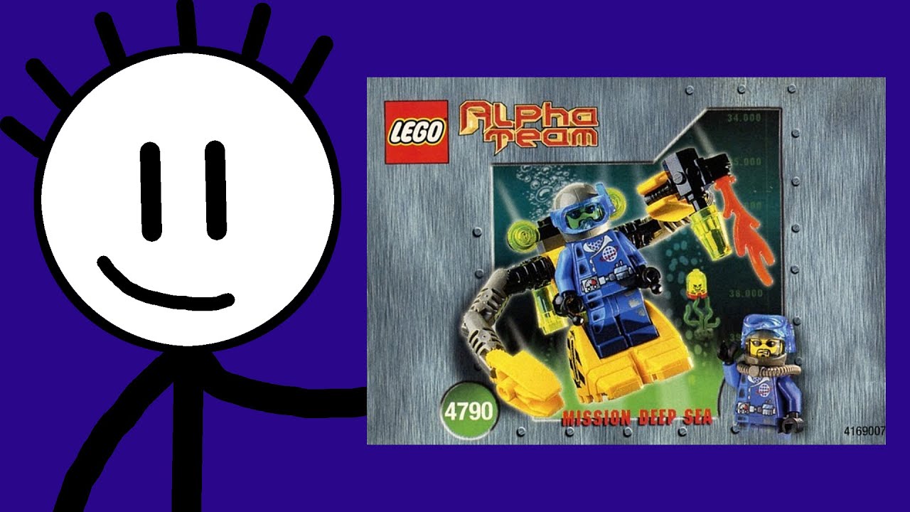 Lego Alpha Team review set 4790 AT Deep Sea Robot Diver from 2002 - YouTube