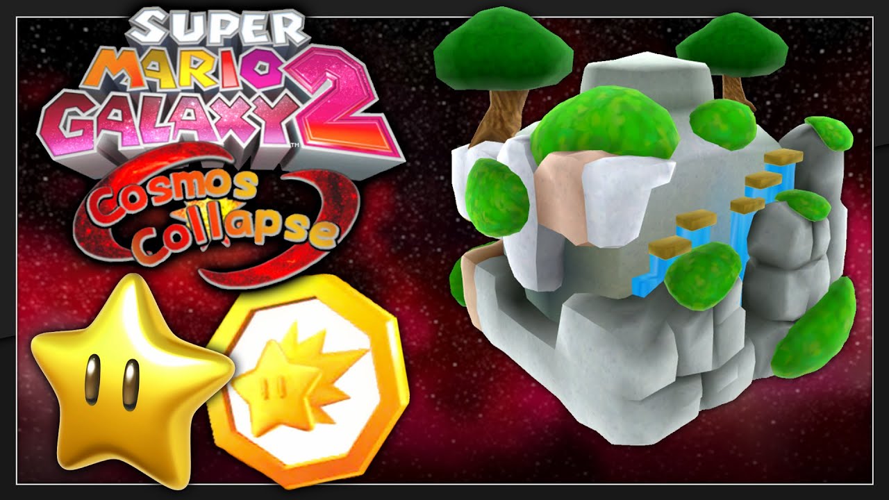 Super Mario Galaxy 2 Cosmos Collapse - Bloomhoney Galaxy ALL STARS ...