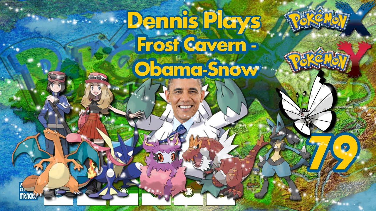 Pokemon X Walkthrough (Ep 79) Frost Cavern - Obama Snow - YouTube