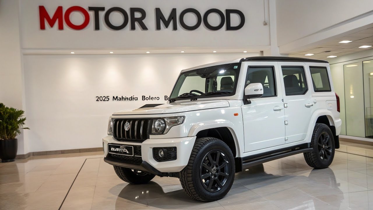 New 2025 Mahindra Bolero B6 White | Price, Features & Motor Mood views ...