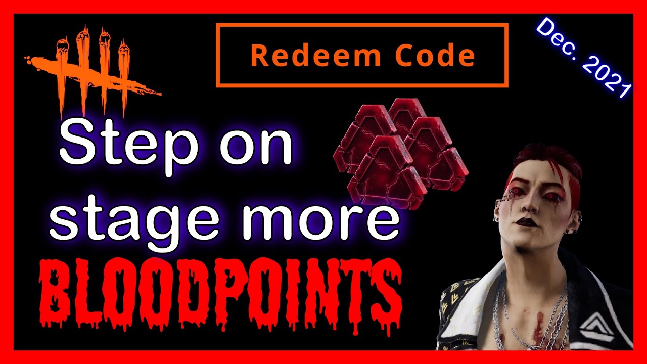 dead by daylight bloodpoints redeem code | December 2021 - YouTube