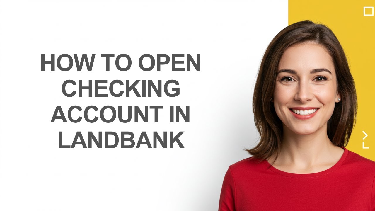 How To Open Checking Account In Landbank - AshleyHowTo - YouTube