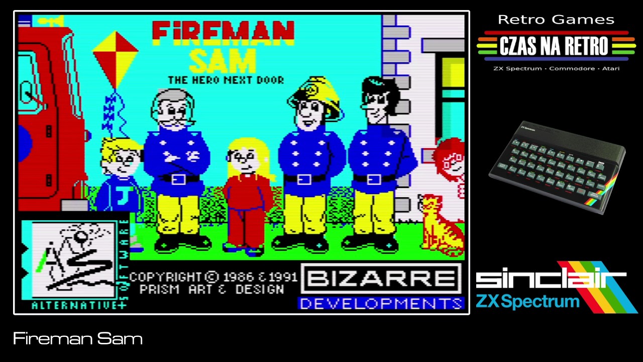 Fireman Sam (1992) - ZX Spectrum - YouTube