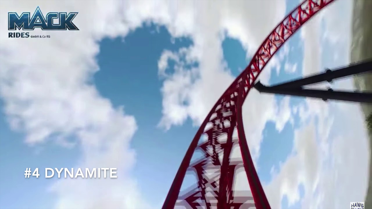 Top 10 Mack Roller coasters as of 2019 - YouTube