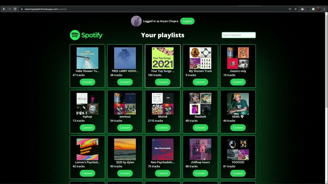 Convert Explicit Songs In Spotify Playlist To Their Clean Verisons YouTube convert-explicit-songs-in-spotify-playlist-to-their-clean-verisons-youtube