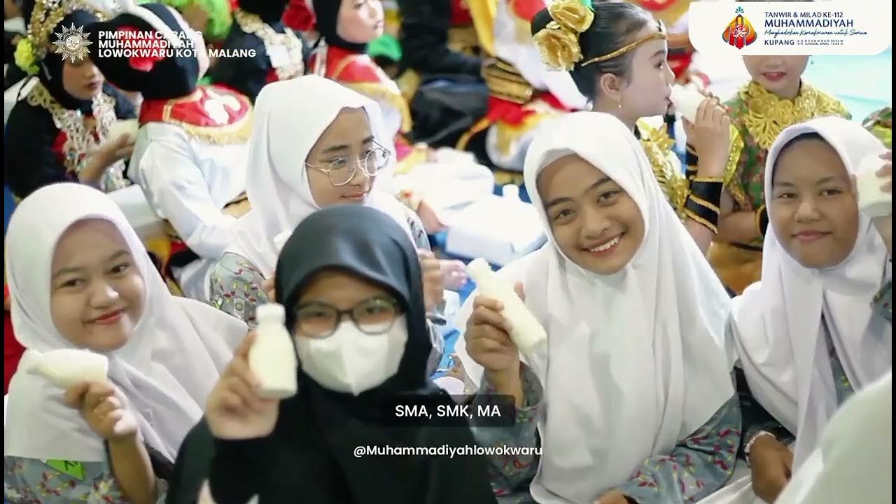 PERAYAAN MILAD KE-112 MUHAMMADIYAH OLEH PIMPINAN CABANG MUHAMMADIYAH LOWOKWARU KOTA MALANG - YouTube