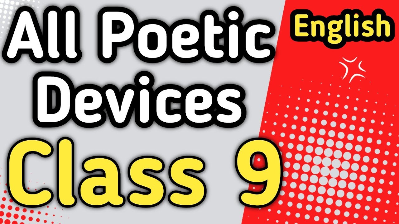 Class 9 english all poetic devices chapter wise #studyeasy404 - YouTube