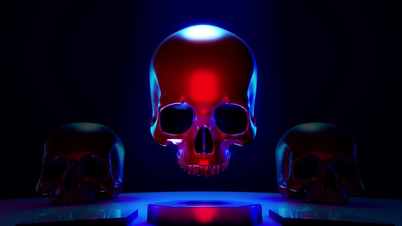SKULL ELEMENT 3D & AFTER EFFECTS - YouTube