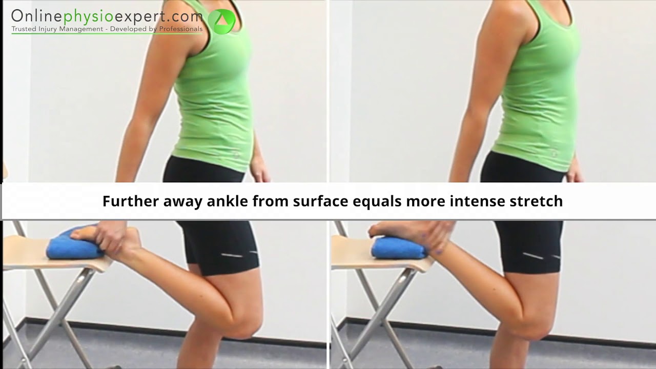 Standing Ankle Plantarflexion Mobility Exercise Tutorial (Level 2 ...