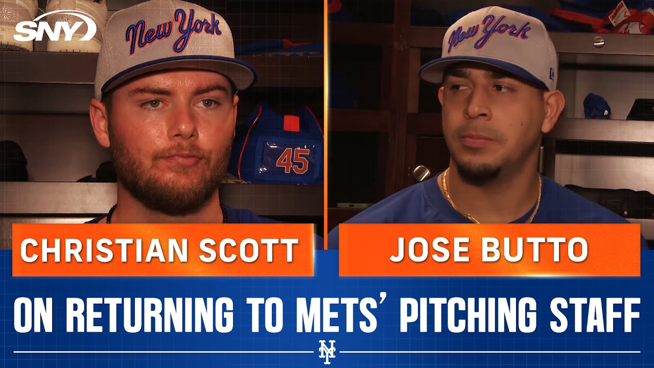 Christian Scott, Jose Butto talk re-joining distressed Mets' pitching ...