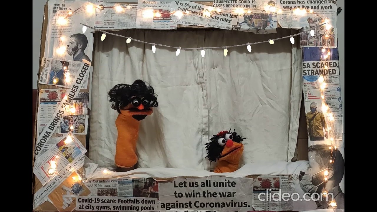 Puppet show on Corona Virus Awareness - COVID-19 - YouTube