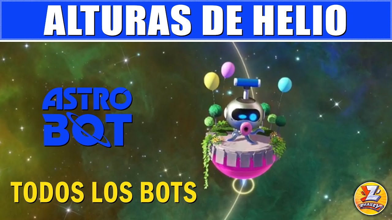 Astro Bot - Trofeo Rescate ventilado - ALTURAS DE HELIO - Bot de ...