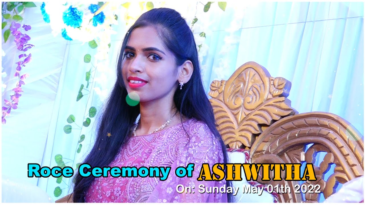20220501 Roce Ceremony of Ashwitha - YouTube