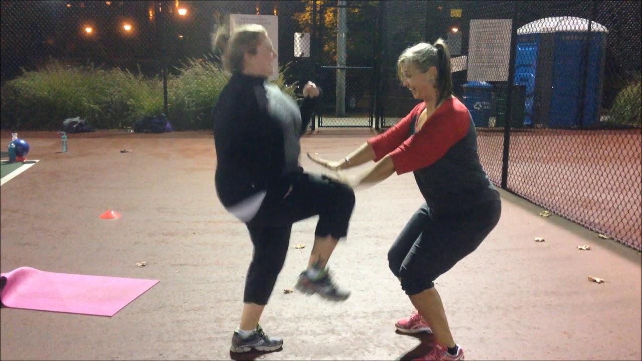 Boot Camp Cardio Partner Exercises - YouTube