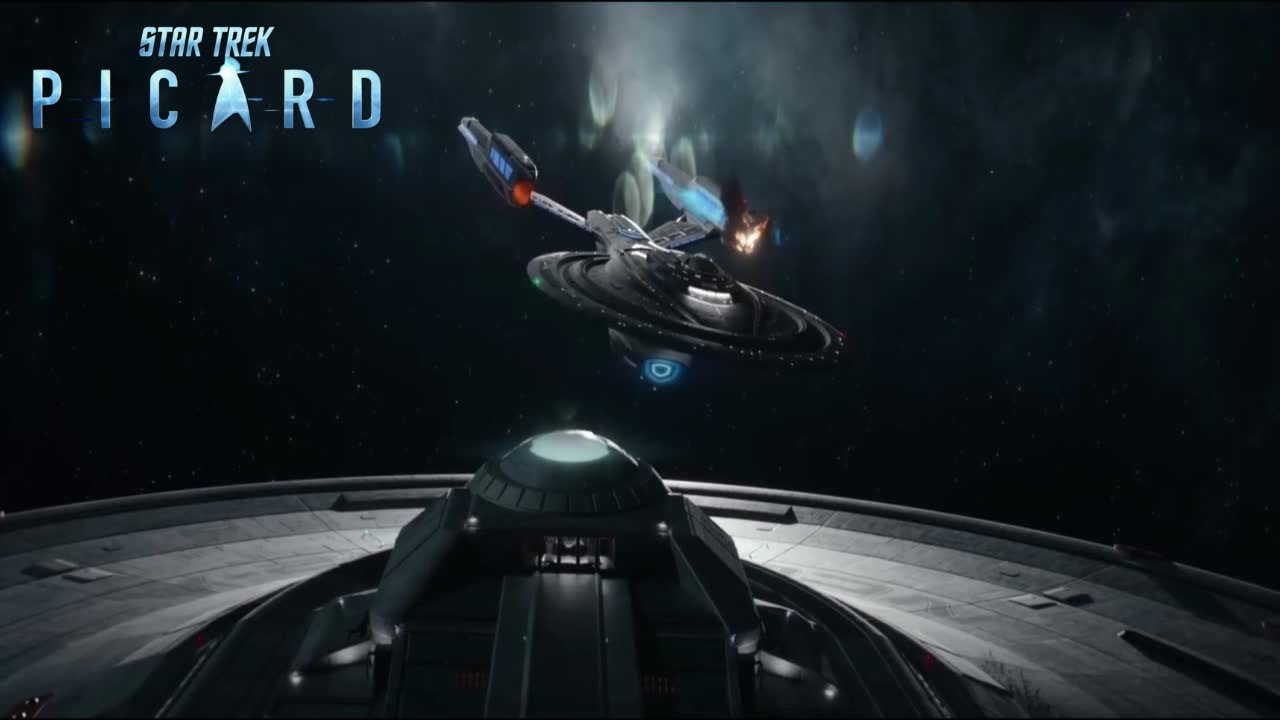 The USS Interpid Fires On The USS Titan - Star Trek Picard Season 3 ...