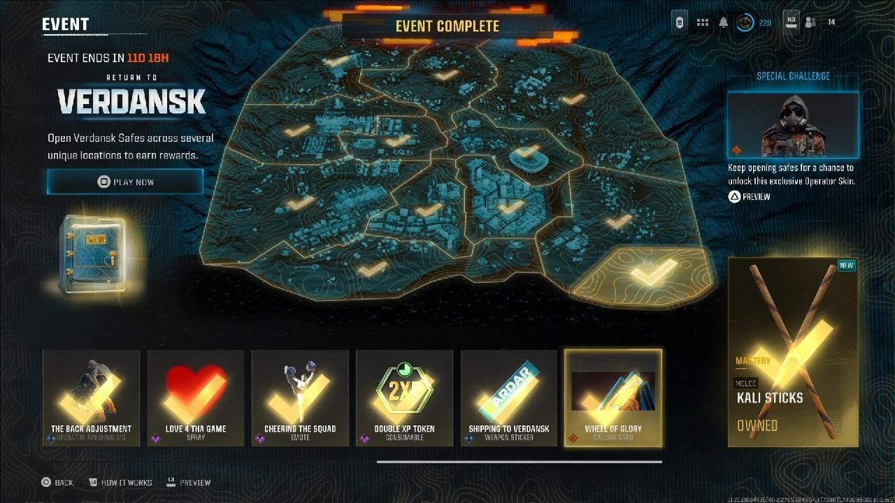 BO6: Completed The Return of Verdansk Event.. - YouTube