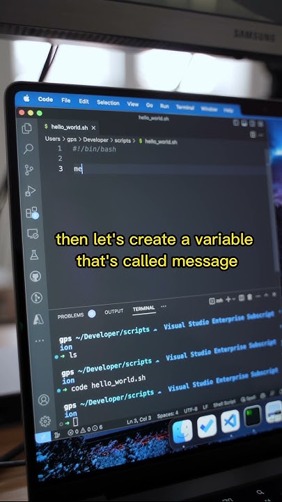 Use Copilot to write your first bash script - YouTube