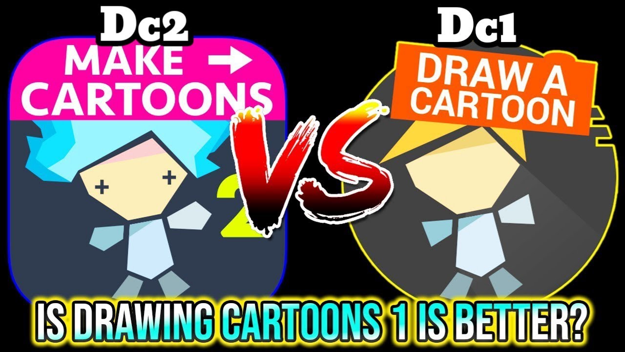 Drawing Cartoons 2 VS draw cartoons 1 - Is DC1 is better? - YouTube