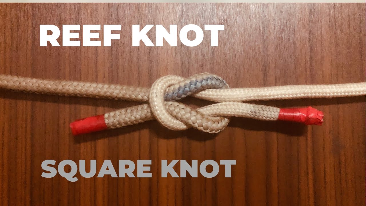 Essential knot for you , reef knot or square knot - YouTube