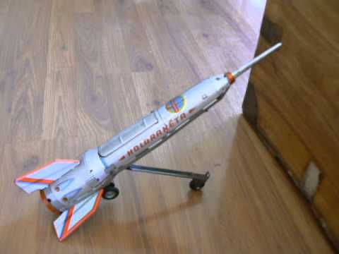 1960s Tin Toy Rocket Space Ship Holdraketa Made in Hungary - YouTube