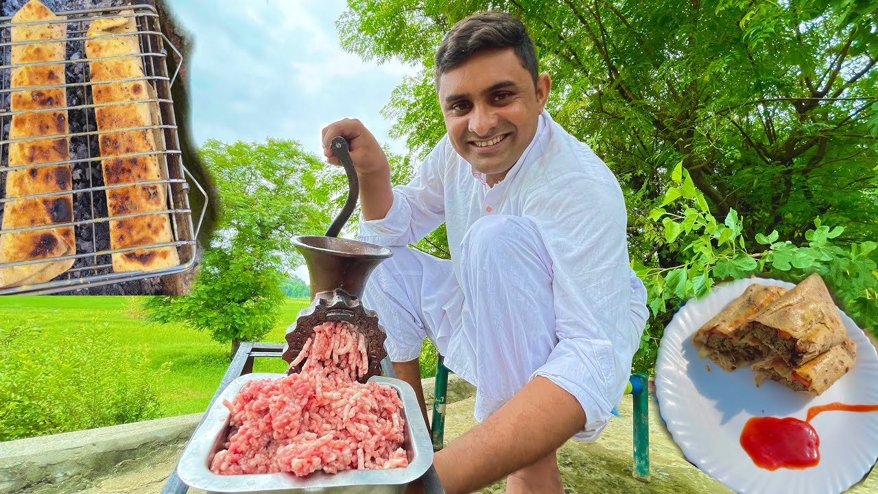 Grilled Cheese Seekh Kabab Roll Must Try | Crispy Beef Kabab Roll by ...