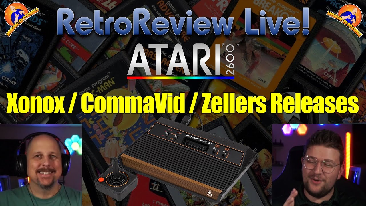RetroReview Live! - Atari 2600: Xonox / CommaVid / Zellers Releases ...