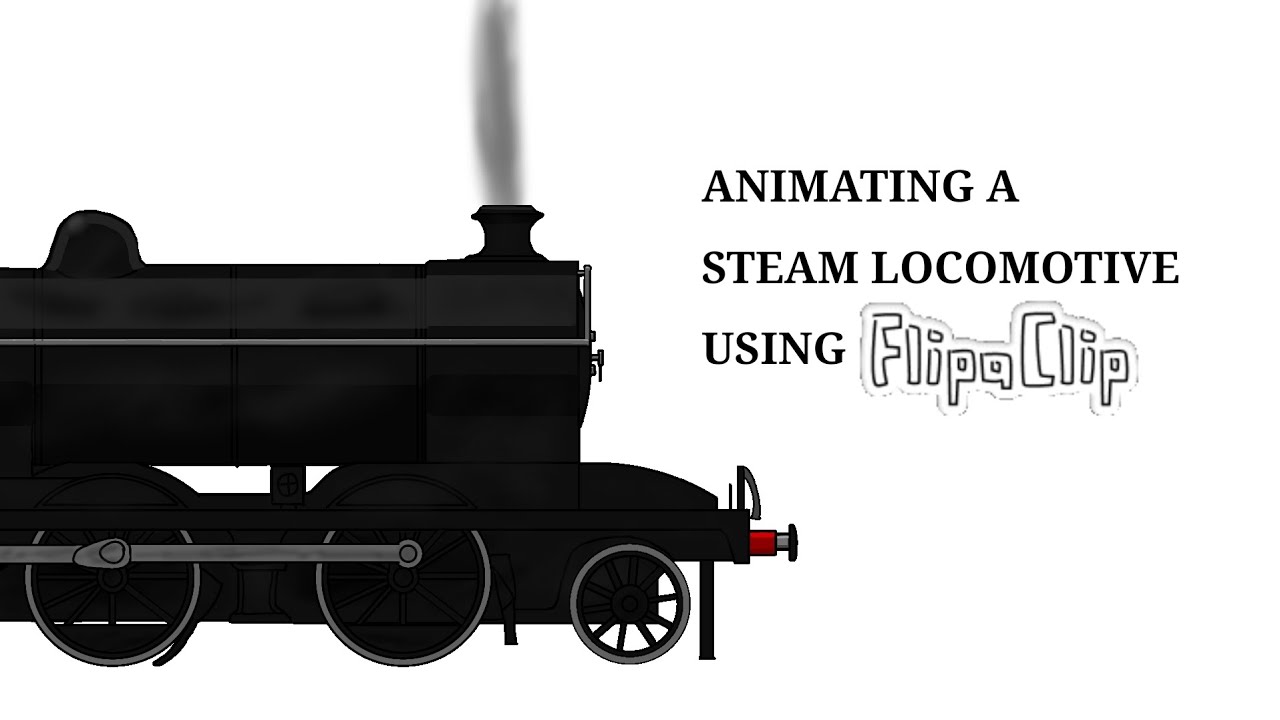 Animating a steam locomotive using FlipaClip - YouTube