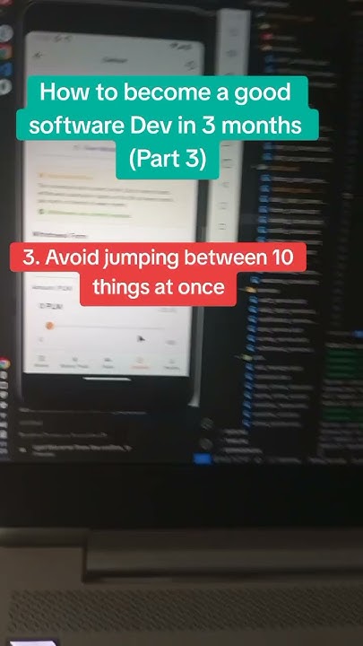 How to become a good software Dev in 3 months (Part 3) #learncoding #coding #learntech - YouTube