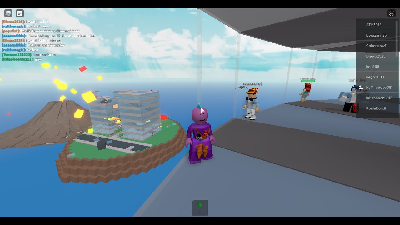 Roblox natural disaster simulator - YouTube