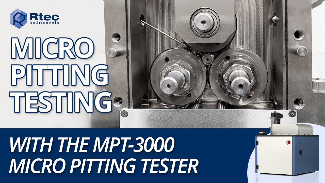 Micro Pitting Tester - MPT-3000 - Three Roller - YouTube