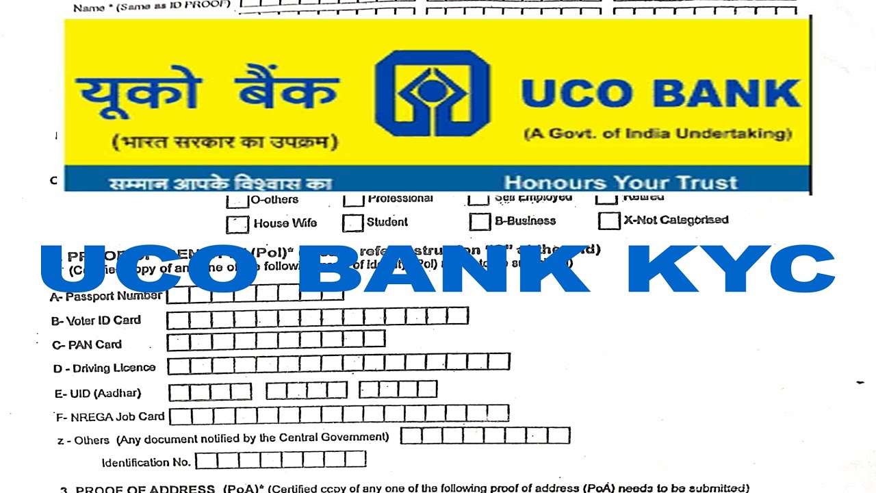 Uco bank kyc . from..#ucobank#kyc #viral./@ucobankofficial7390 ...