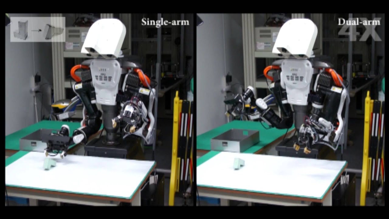 Developing and Comparing Single-arm and Dual-arm Regrasp Part II Real ...