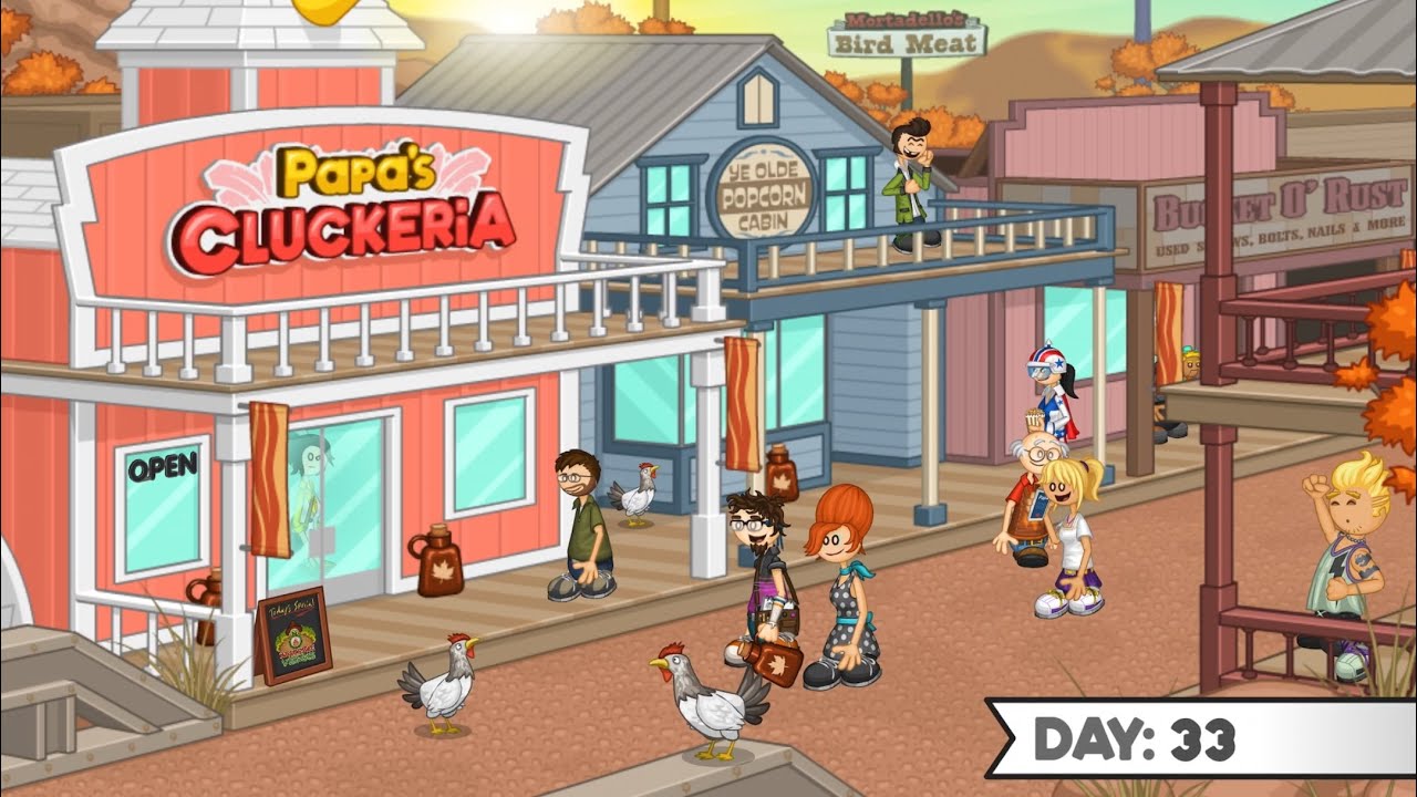 Papa's Cluckeria To Go! All Maple Mornings Toppings Unlocked (Near ...