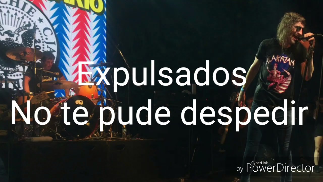 Expulsados - No te pude despedir lyrics/letra - YouTube Music