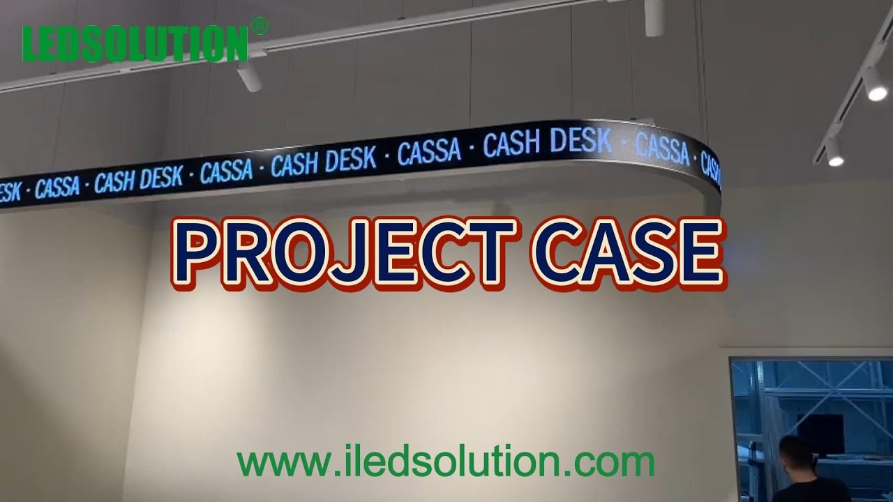 P3 Flexible Indoor LED Strip Ribbon LED Display - YouTube