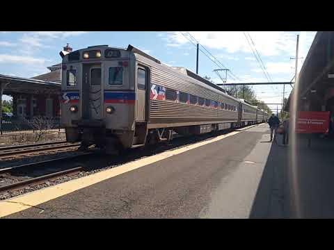 SEPTA Regional Rail Train 6324 Departing West Trenton, NJ - YouTube
